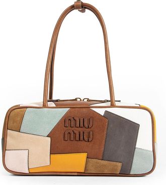 Miu Miu Beau Leather Patchwork Bag