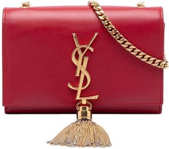 Saint Laurent Sac bandouli&egrave;re Kate Pre-owned - Femme - Pre-owned - Rouge - Taille: ONE Size