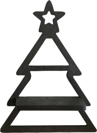 Generic Weihnachtsbaum Regale Wand | Holz rustikale Wand schwimmende Regale - dekorative Weihnachtsbaum Regal f&uuml;r Badezimmer Wohnzimmer Schlafzimmer Wand Boho