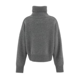 Extreme Cashmere Crop Xtra Pullover N&deg;434 - - Knitwear - Damen - Grau - ONE SIZE
