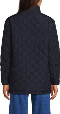 Lands End Featherfree Steppjacke, Damen, Größe:44-46 regular, Blau, Polyester, by Lands End