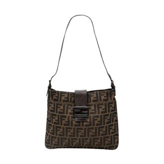 Fendi Sac bandouli&egrave;re Pre-owned Zucca Monogram - Femme - Pre-owned - Brun - Taille: ONE Size