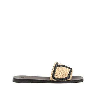 Valentino Garavani Mode Slide Sandalen Schwarz - - Shoes - Damen - Beige - 36 1/2 EU