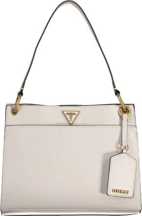 Guess Femme, Sacs, Gris, Taille: ONE Size Sac &agrave; main en poly&eacute;thyl&egrave;ne