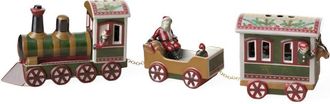 Villeroy & Boch Christmas Toys Memory Porzellan-Figur Nordpol-Express, Porzellan, Bunt