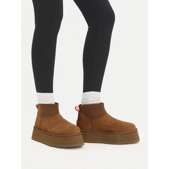UGG Schneeschuhe Ugg W Classic Mini Dipper 1168170 Braun