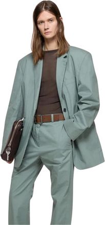 Acne Studios Femme, Vestes, Vert, Taille: 38 FR Veste de costume avec &eacute;charpe