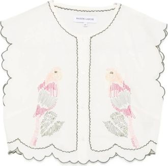 Maison Labiche Femme, Blouses et Chemises, Beige, Taille: 38 FR Top