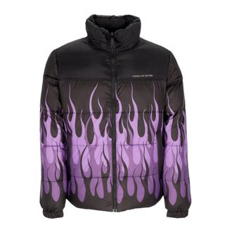 Vision Of Super Doppelseitige Daunenjacke Schwarz/Lila - - Jackets - Herren - Mehrfarbig - S