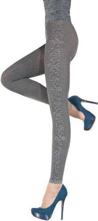 Fiore Leggings Fantaisie 3D Ambra 60den, Taille S, Black