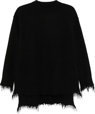 Jil Sander Pullover mit Rundhalsausschnitt - Schwarz