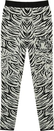 Twin-Set MYFO Jacquard-Leggings - Schwarz