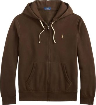 Polo Ralph Lauren Kapuzenjacke mit Reißverschluss - Braun