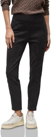 Street One 3715974 Pantalon en Velours, Noir, 36 W x 28 L pour Femme