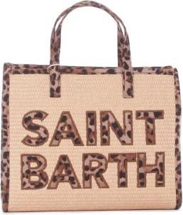 Saint Barth Femme, Sacs, Brun, Taille: ONE Size Logo Tote