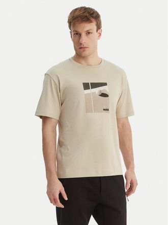 HUGO BOSS T-Shirt Join 50554365 Beige Regular Fit