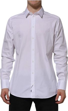 Dolce & Gabbana Homme, Chemises, Blanc, Taille: 3XL Chemise habill&eacute;e