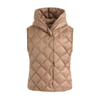 Max Mara Daunenweste - - Jackets - Damen - Braun - M