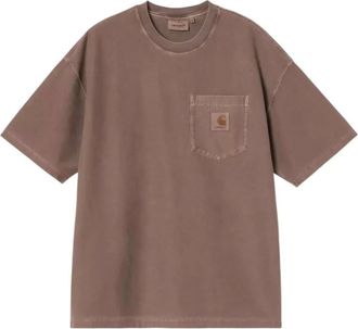 Carhartt Work in Progress Homme, Tops, Brun, Taille: L T-Chemises