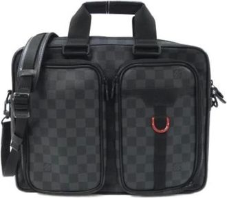 Louis Vuitton unisex, Pre-owned, Noir, Taille: ONE Size Sac bandouli&egrave;re en toile Pre-owned