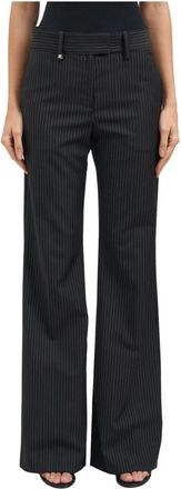 Courr&egrave;ges Femme, Pantalons, Noir, Taille: 36 FR Tailored Pinstripes Baggy Pants