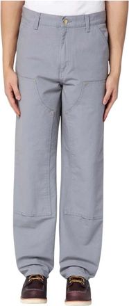Carhartt Work in Progress Homme, Pantalons, Gris, Taille: W34 Double Knee Pant