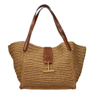 Tom Ford Tara Medium Tote - - Bags - Damen - Beige - ONE SIZE