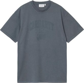 Carhartt Work in Progress Homme, Tops, Gris, Taille: 2XL S/S Faded Pond Corps T-Shirt