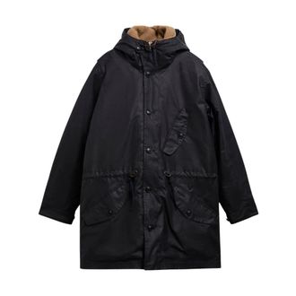 Barbour Ursula Wax Parka - - Coats - Herren - Blau - L
