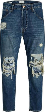 Jack & Jones Mens JJIFRANK JJLEEN JOS 180 Jeans, Blue Denim, 28W / 32L