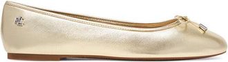 Lauren Ralph Lauren Ballerinas Jayna Metallic 802978836002 Goldfarben