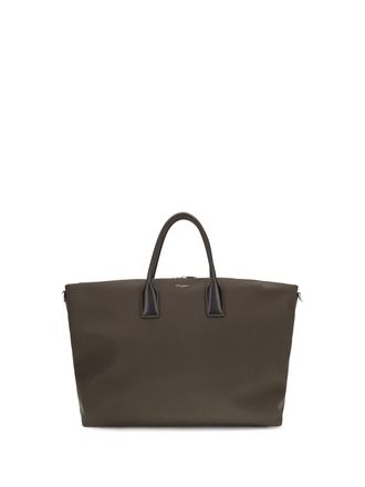 Saint Laurent Calfskin Leather Bowling Bag