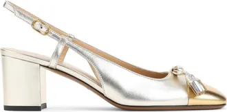 Valentino Garavani Chaussures &Agrave; Talon - Or Blanc