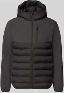 Tom Tailor Denim Regular Fit Steppjacke mit abnehmbarer Kapuze
