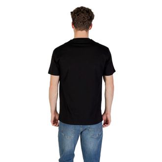 A|X Armani Exchange Cotton Crew Neck T-shirt - Black