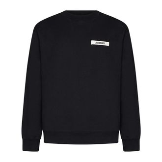 Jacquemus Homme, Sweatshirts et sweats &agrave; capuche, Bleu, Taille: S SweaT-shirt