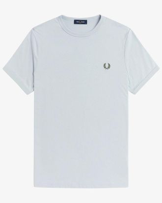 Fred Perry Softes T-Shirt aus Baumwolle mit Logo-Stickerei in