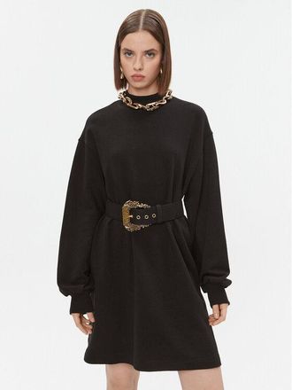 Versace Jeans Couture Strickkleid 75HAO971 Schwarz Relaxed Fit