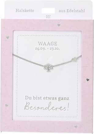 Depesche Collier pour femme avec pendentif en forme de coeur, argenté ou doré, réglable de 42 à 47 cm, disponible en différentes variantes avec symboles, lettr