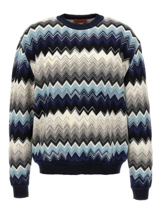 Missoni Pull Col Rond - Multicolore