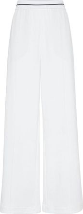 Brunello Cucinelli Jogginghose mit weitem Bein - Wei&szlig;