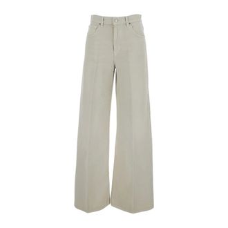 Mauro Grifoni Femme, Jeans, Gris, Taille: W28 Wide Jeans