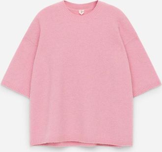 Arket Pullover Aus Alpakawolle Und Wolle -Rosa