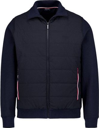 Daniel Hechter Herren Pullover blau Baumwolle unifarben