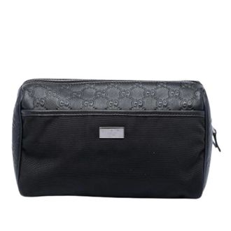 Gucci Pre-owned Vintage Embossed Clutch - Femme - Pre-owned - Noir - Taille: ONE Size
