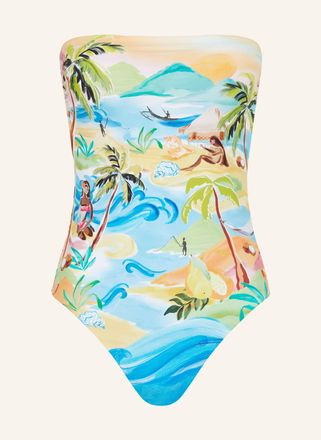 Seafolly Bandeau-Badeanzug South Pacific blau