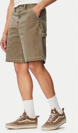 Element Stoffshorts Carpenter 12.6 ELYWS00138 Khakifarben Wide Leg