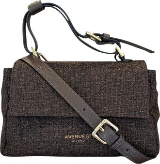 AVENUE 67 Avenue 67, Femme, Sacs, Brun, Taille: ONE Size Borsa Elettra Wool XS