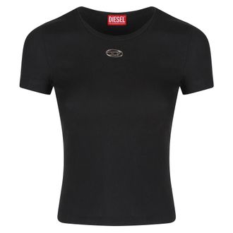 Diesel Femme, Tops, Noir, Taille: 38 FR T-Ele-Long-Od