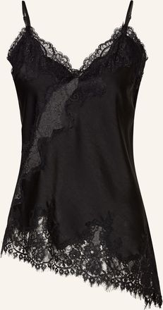 Neo Noir Neo Noir Top Viole Mit Spitze schwarz